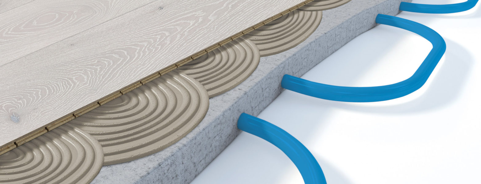 Underfloor cooling system – Hardwood Installation